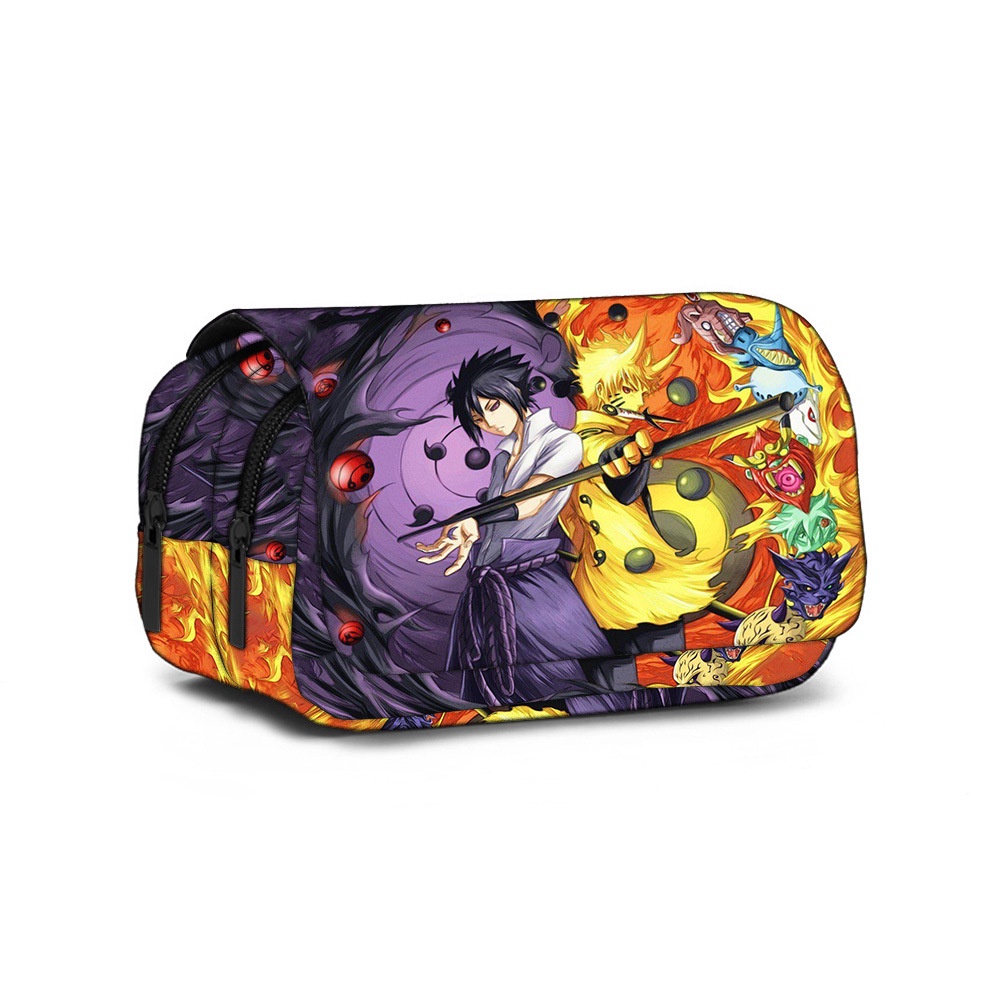 Naruto SASUKE Anime Pencil Case Stationery Box Cartoon Pencil Case For ...