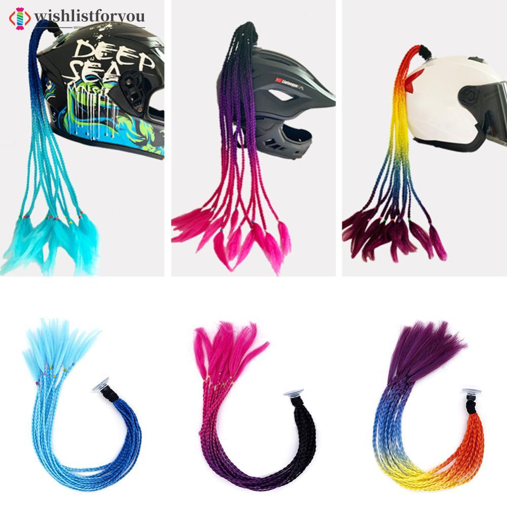Wishlistforyou 24" Helmet Braids Pigtails Motorcycle Helmet Braid ...