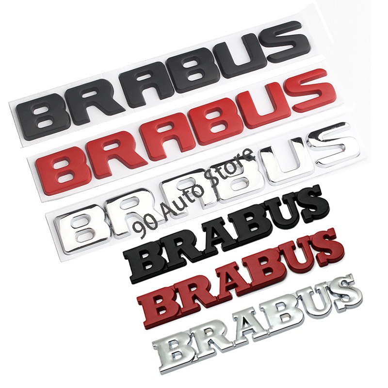 Metal Car Sticker for Brabus Mercedes Benz W218 W204 W205 W211 W212 ...