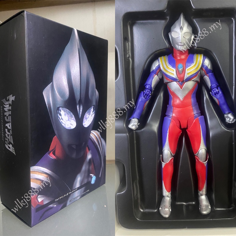 S H Figuarts Ultraman Tiga Dark Action Figure SHF Toys Model Dolls ...