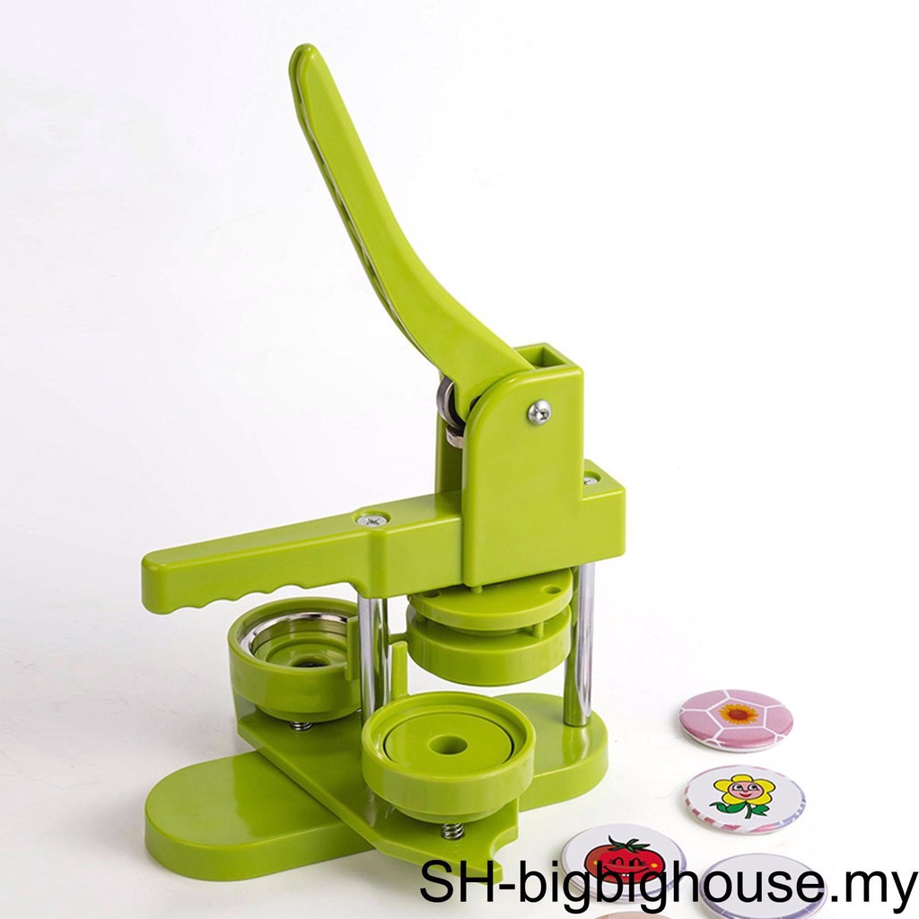 Button Maker Machine Badge Punch Press Mold Making Pinback Supplies ...