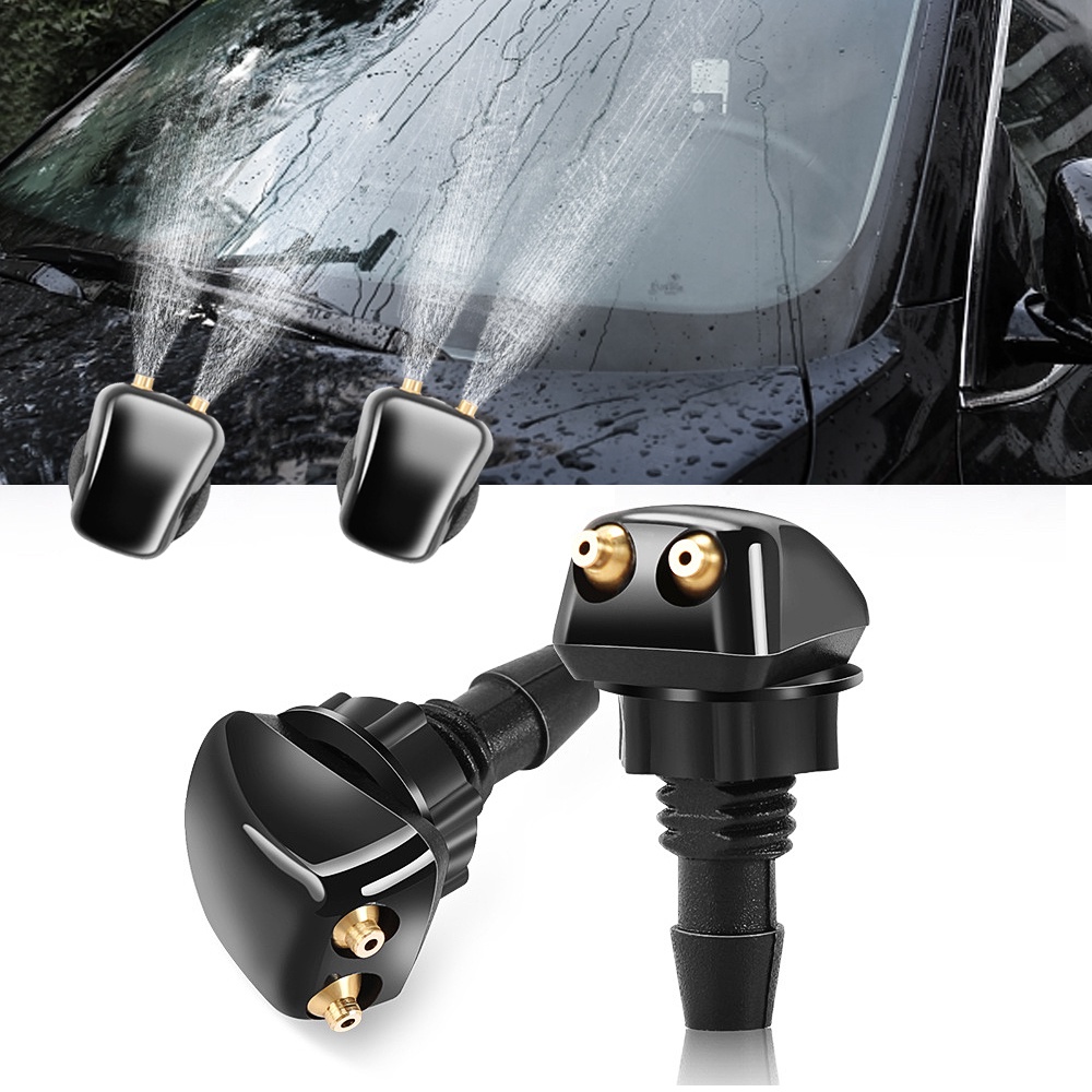 2Pcs Auto Portable Windscreen Wiper Nozzle/ Universal Front Windshield ...