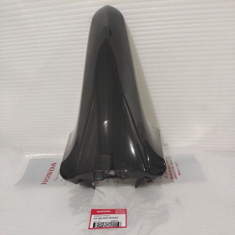 HITAM Original Honda Revo FI Black Front Fender cover Front Fender ...