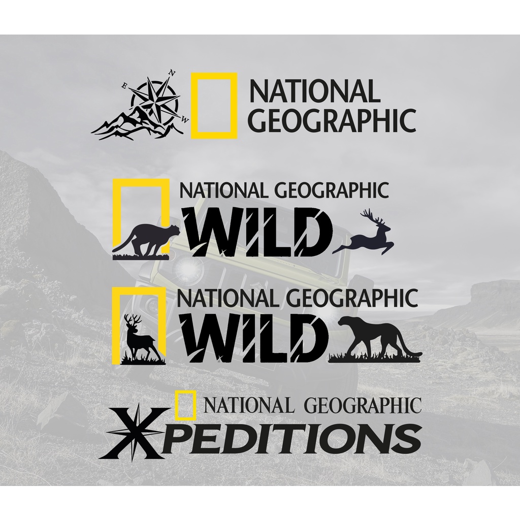 National geographic wild expedition car window body sticker | Shopee ...