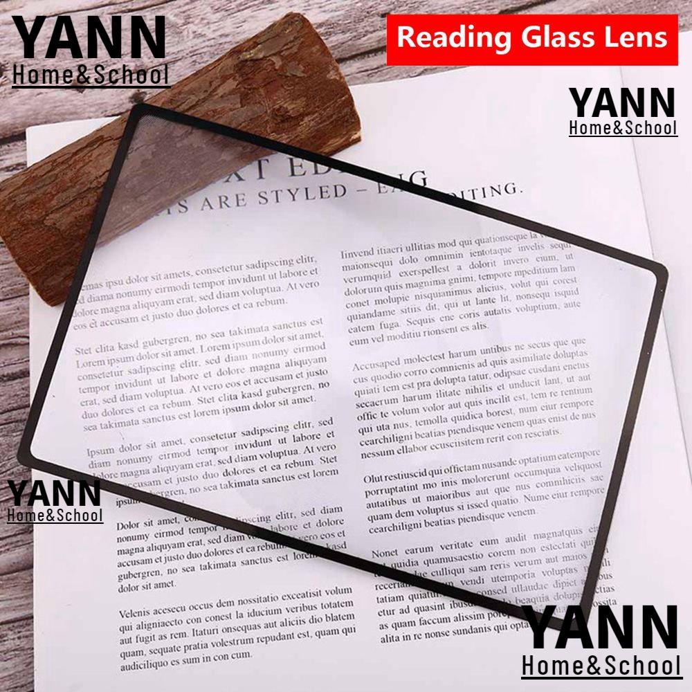 YANN Hot Ultra-thin Magnifier Sheet X3 Magnifying Book Page ...