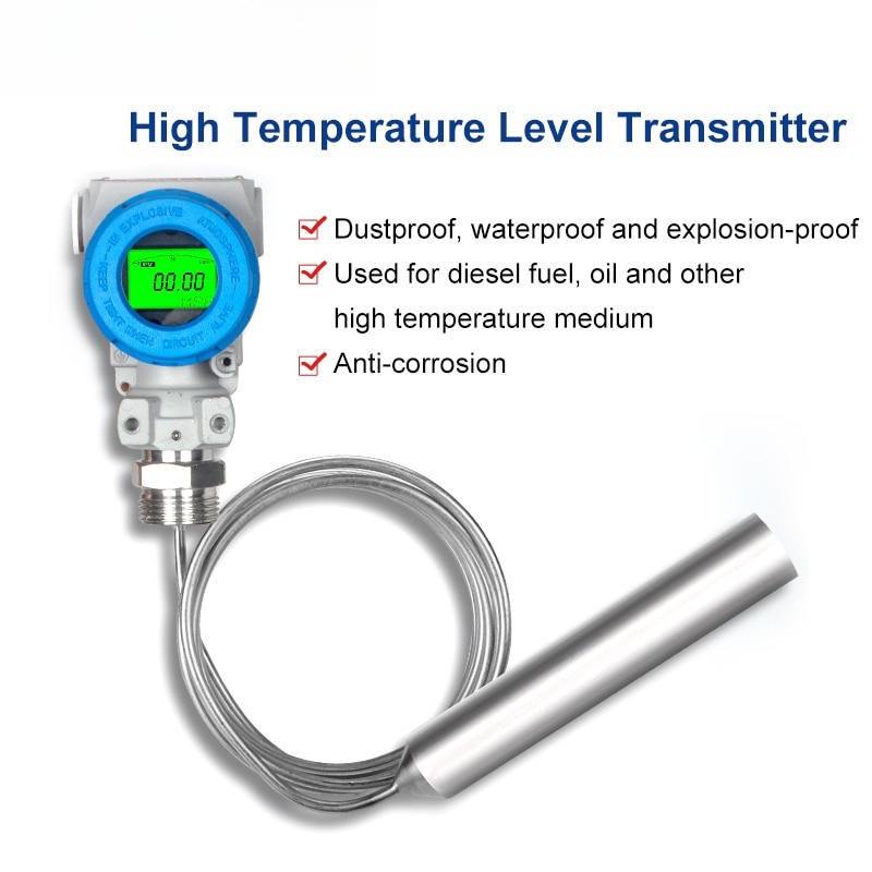 High Temperature Level Transmitters Stainless Steel 420ma Anticorrosive ...