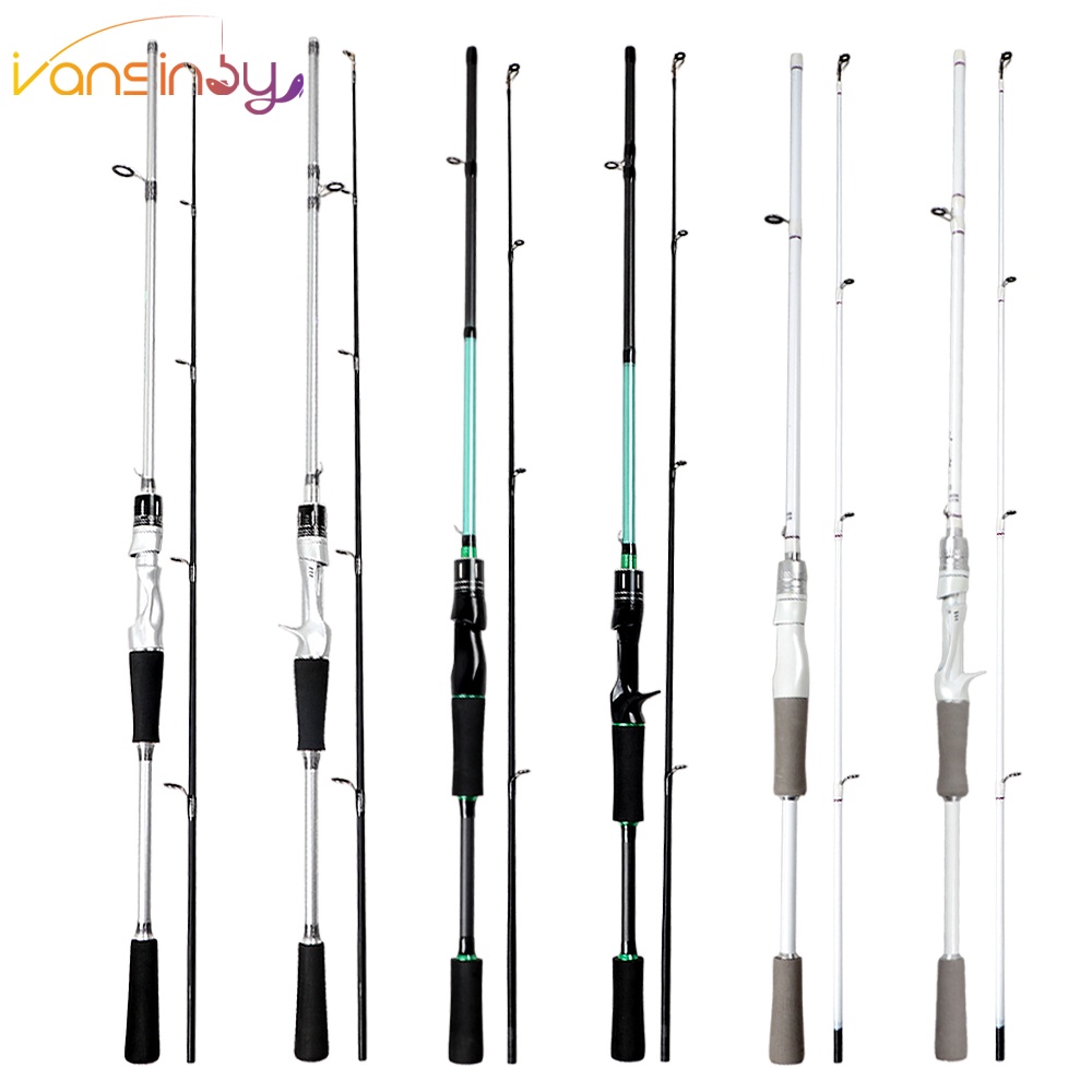 Fishing Rod Carbon M 1.65m/1.8m/2.1m Joran Pancing Quality Fishing Rod Suitable for Spinning ...