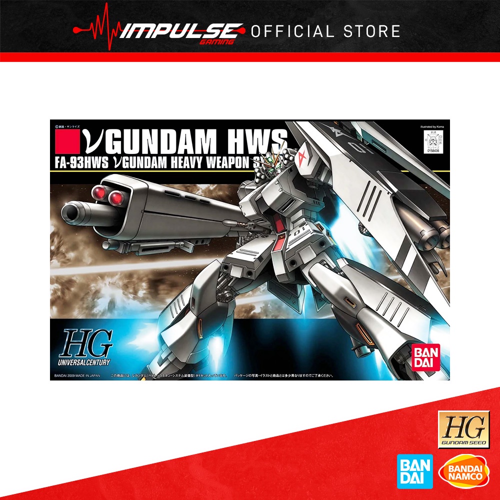 Bandai HGUC 1/144 Nu Gundam (Heavy Weapon System) (5057397) / HG / HWS | Shopee Malaysia