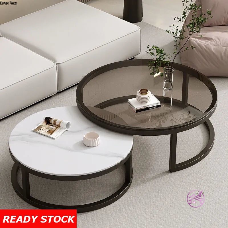 🍂Ready Stock🍂Tea Table/Rock Plate Tea Table/Living Room Household ...