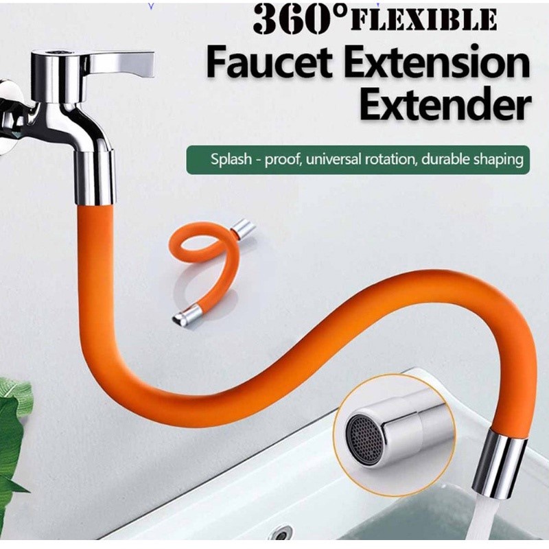Universal Interface Faucet extender 360 Degree Water Tap Extension ...