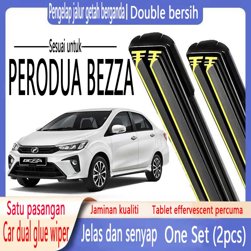 Perodua BEZZA Dedicated Wiper PERODUA BEZZA (2016-2023) Double Rubber ...