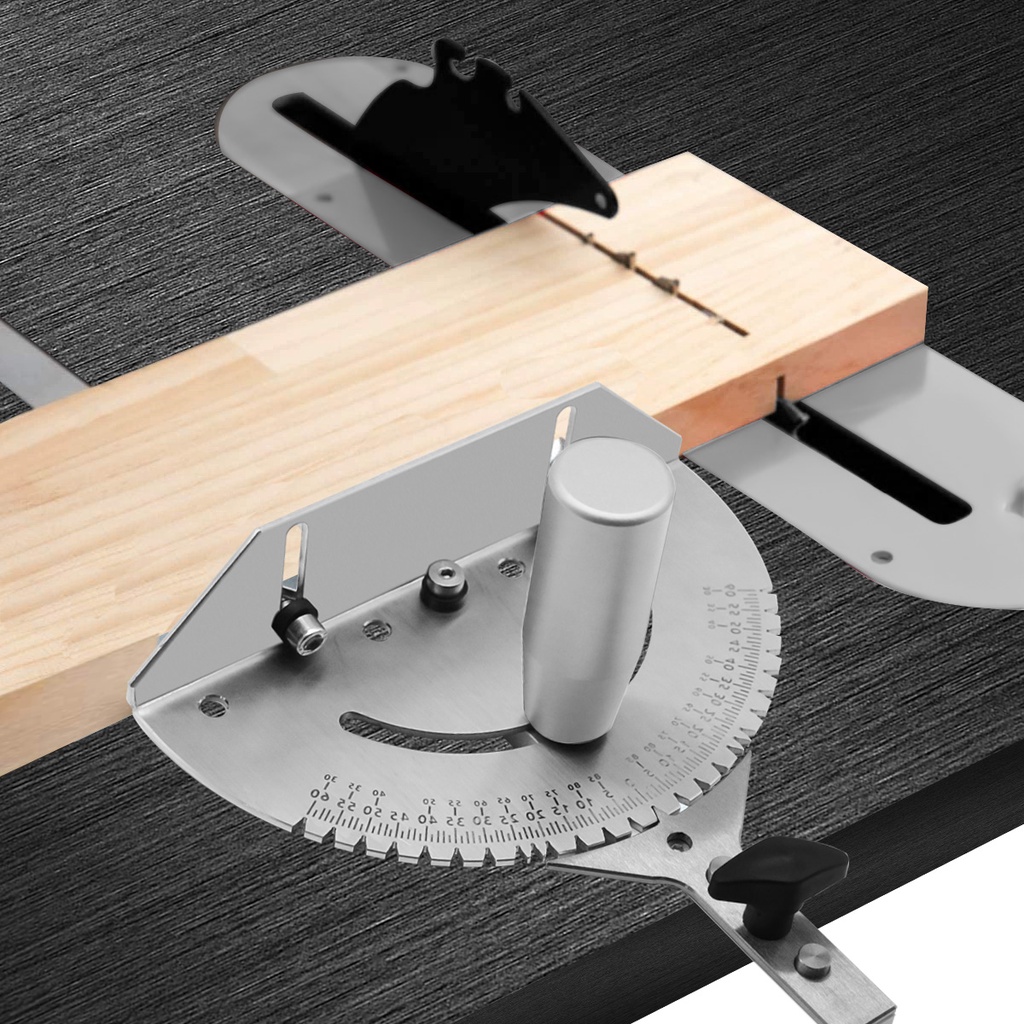 Precision Miter Gauge W/ A Standard Slot -Universal Table Saw Miter ...