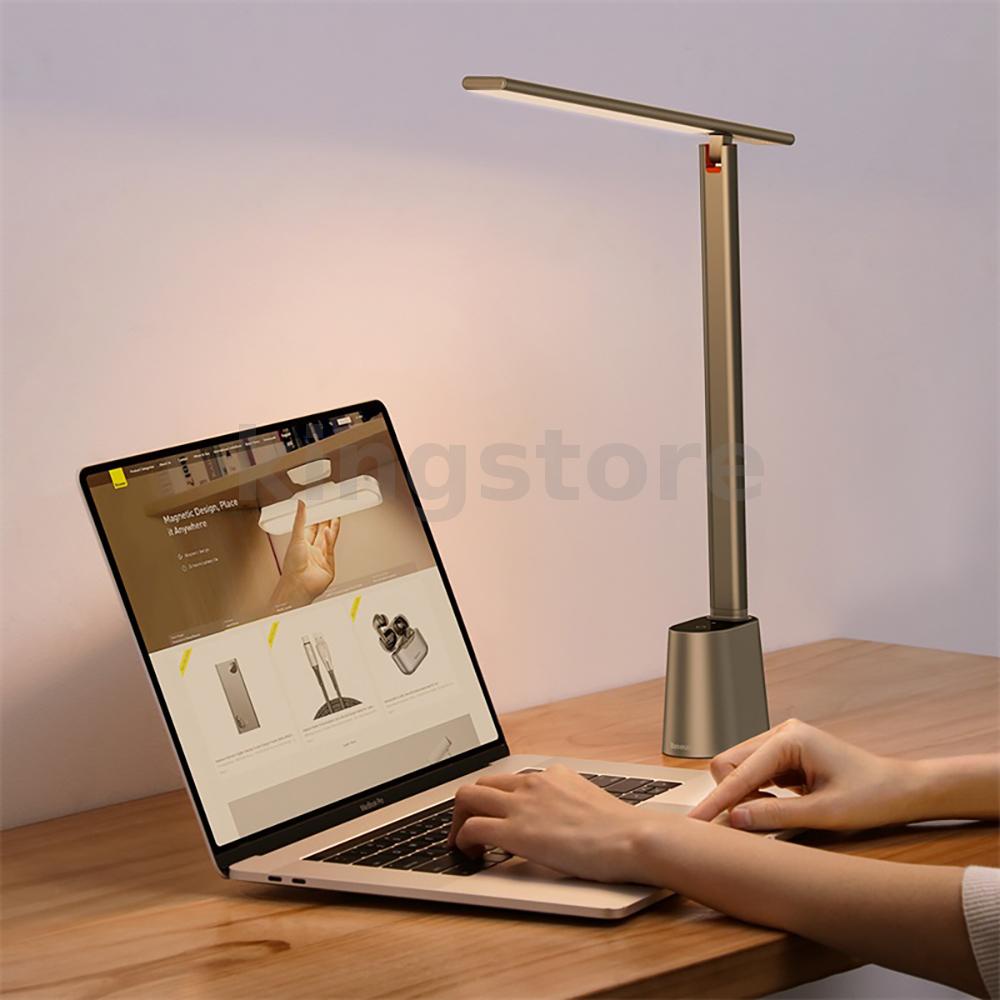 Baseus LED Desk Lamp Smart Adaptive Brightness Eye Protect Study Office ...