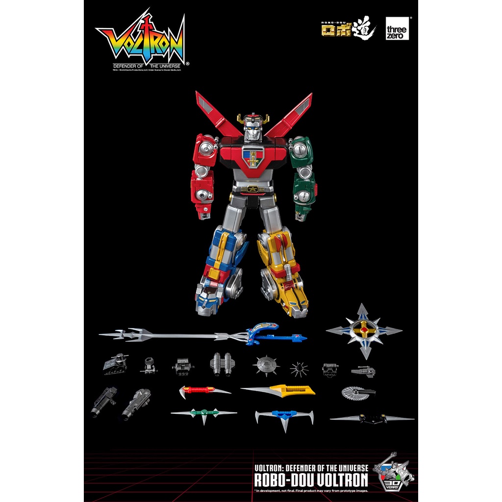 Threezero Voltron Defender of the Universe ROBO-DOU Voltron | Shopee ...