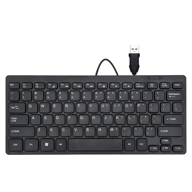 (K-1000/Mini02) Ultra Thin Slim Waterproof USB MINI Keyboard | Shopee ...