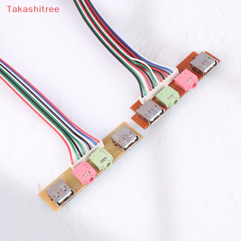 (Takashitree) 1PC Computer Chassis Front Panel Audio Jack Front USB ...