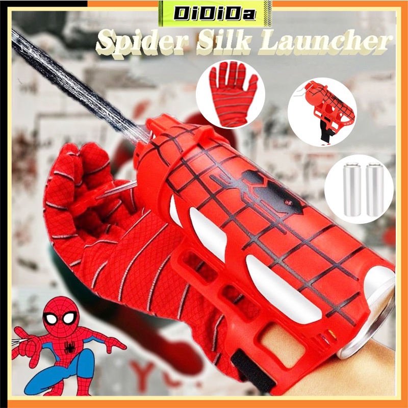 [Ready Stock] Spiderman Glove Launcher Cosplay Spray Spider Silk Launch ...