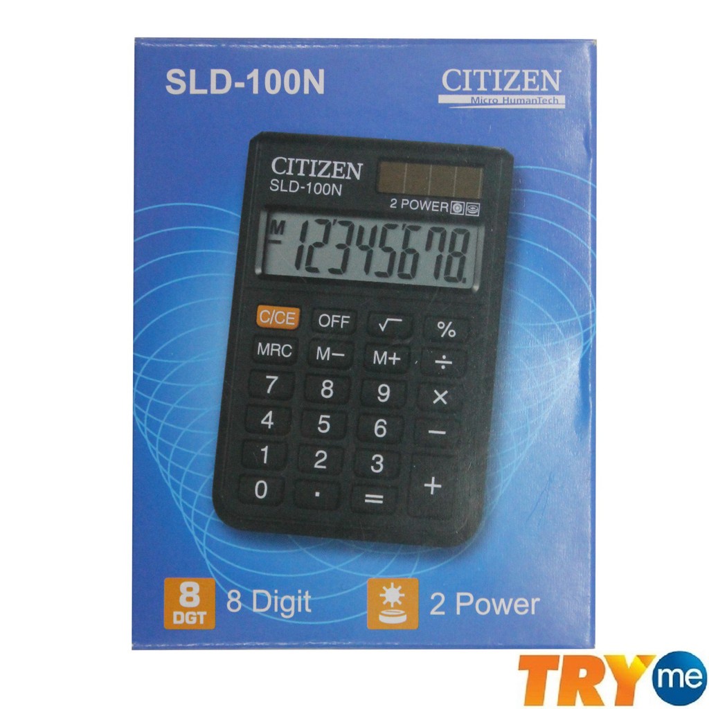 Citizen Calculator SLD-100N (8 Digit) | Shopee Malaysia