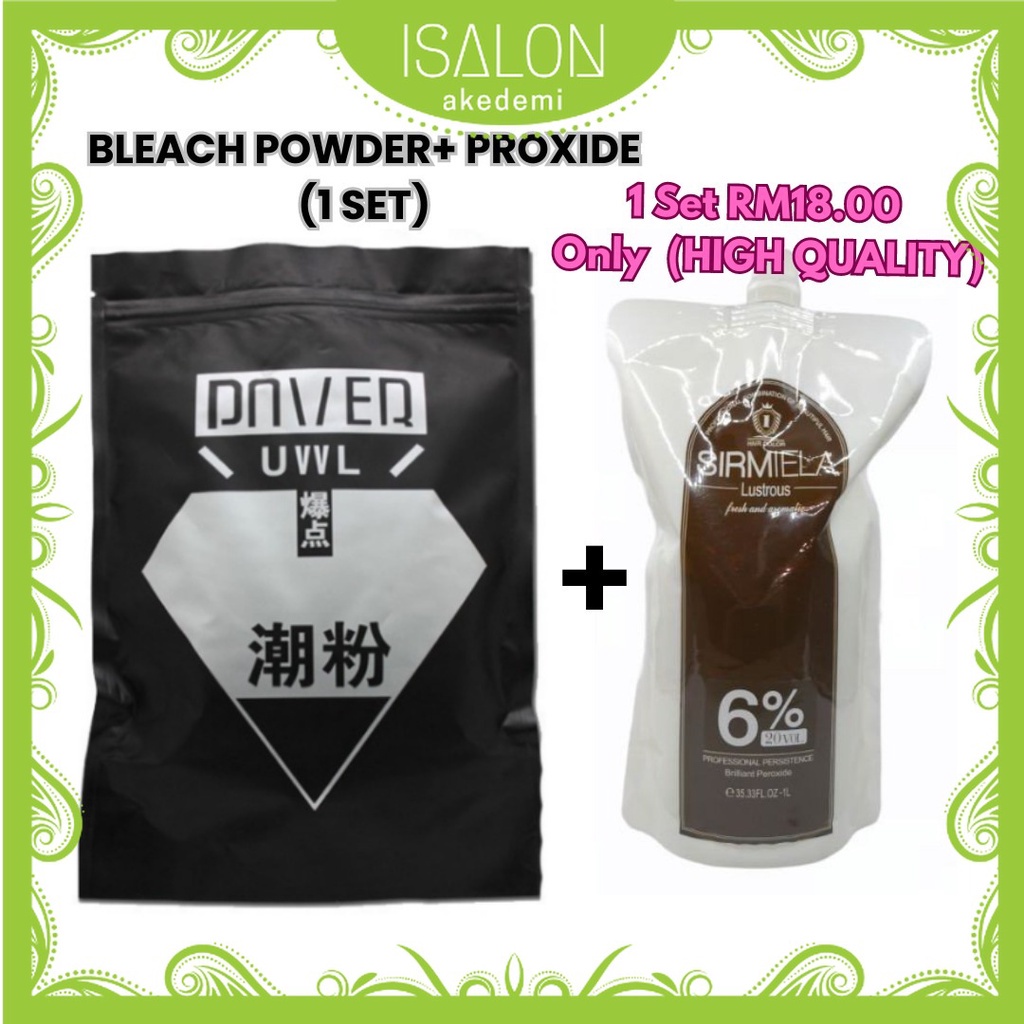 [1 SET BLEACHING] UUVL POWER MOGE PURPLE HAIR BLEACHING POWDER 500g ...
