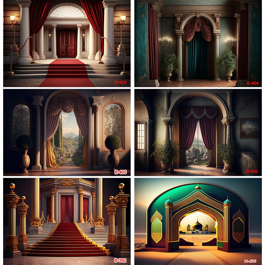 Castle Palace Wedding Photography Backdrops Baby Birthday Portrait ...