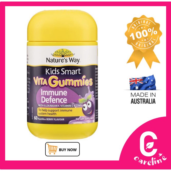 [AUS Direct Import] Nature's Way Kids Smart Vita Gummies Immune Defence ...