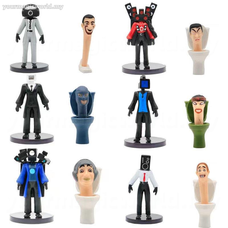 12pcs/Set Skibidi Toilet Action Figure Set Game Doll Figure Toys ...