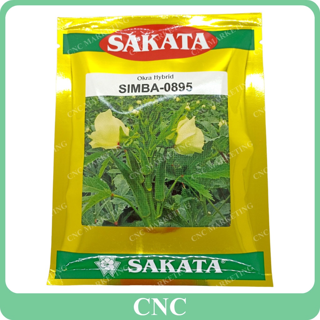 100G Sakata Simba 0895 Okra Hybrid Benih Bendi India Seeds | Shopee ...