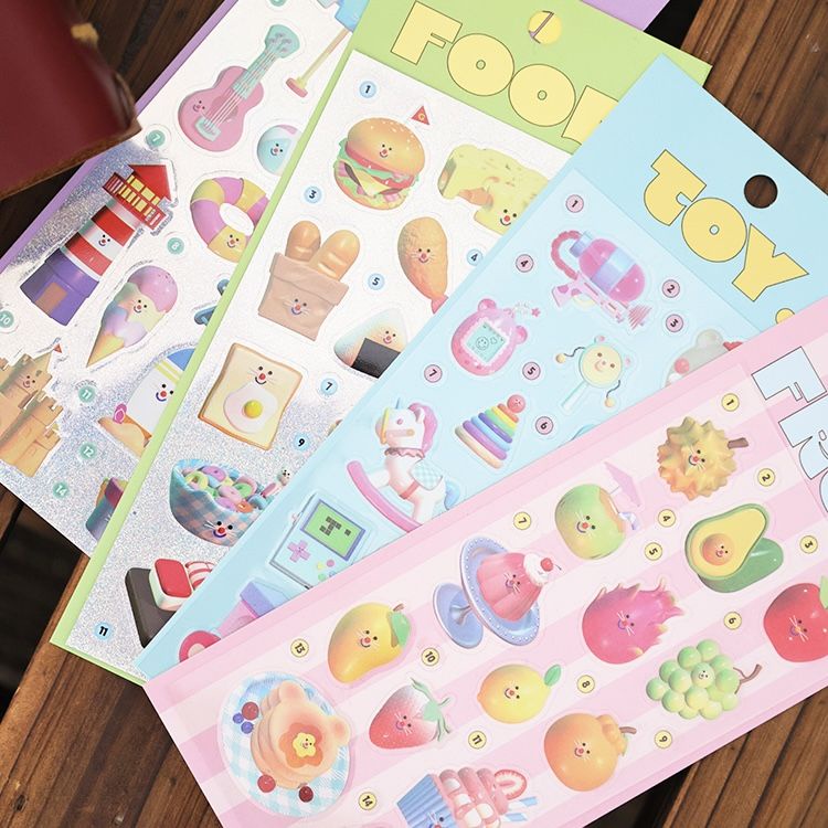 GaLiCiCi Original Soft Cute Modeling Sticker/Sparkling DIY Photo ...