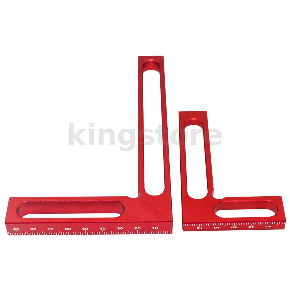 Woodworking Right Angle Ruler Aluminum Carpenter Square Measuring ...
