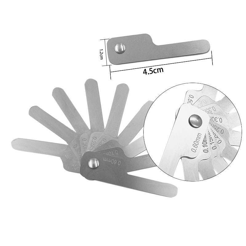 Dental Interproximal Measuring Ruler Set Measure Tooth Gap Stainless ...