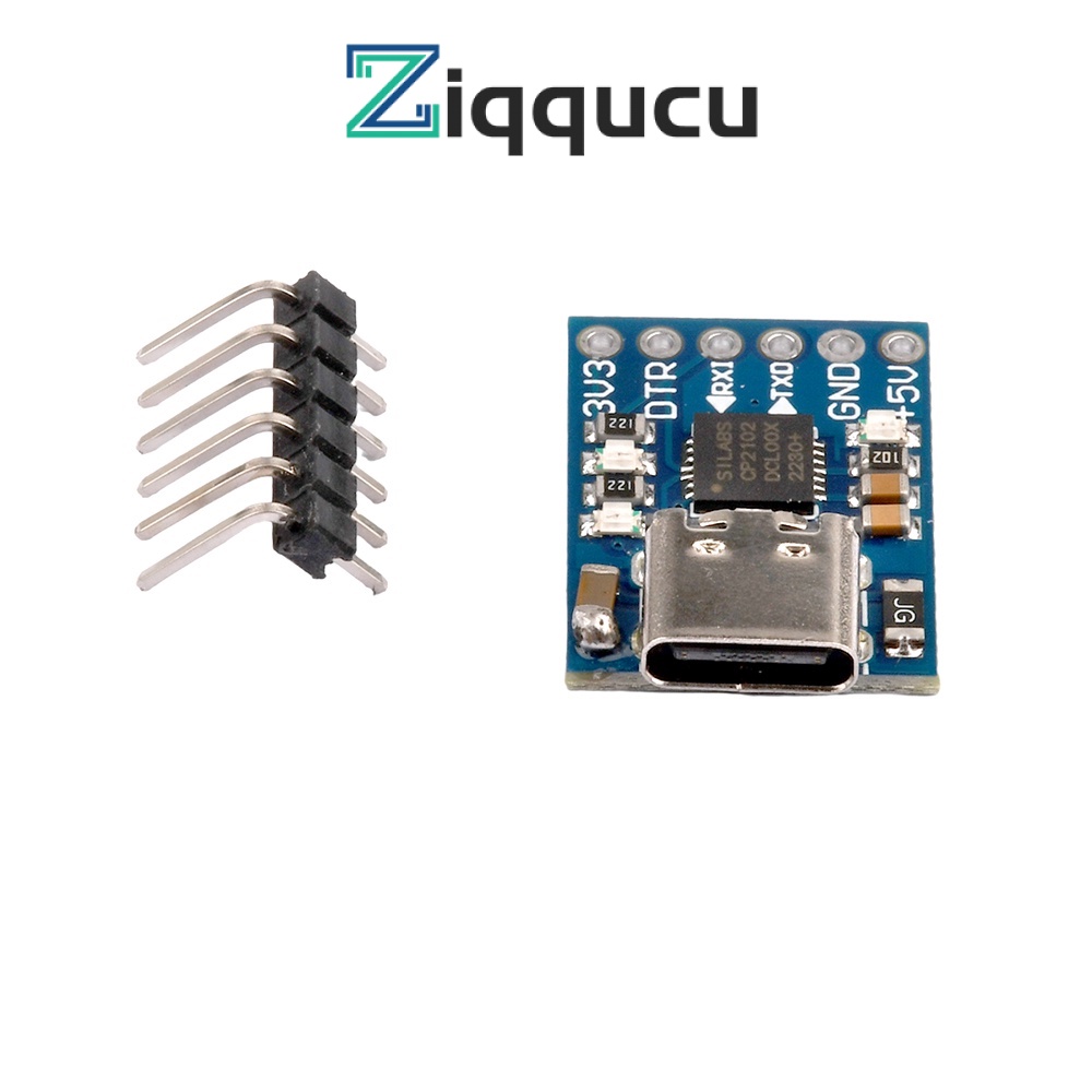 ZIQQUCU CP2102 USB 2.0 to TTL Module Serial Converter Adapter Module ...