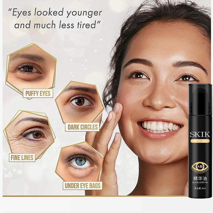 SKIK Eye Essence Oil Rolling Anti wrinkle essence Oil Lightens ...