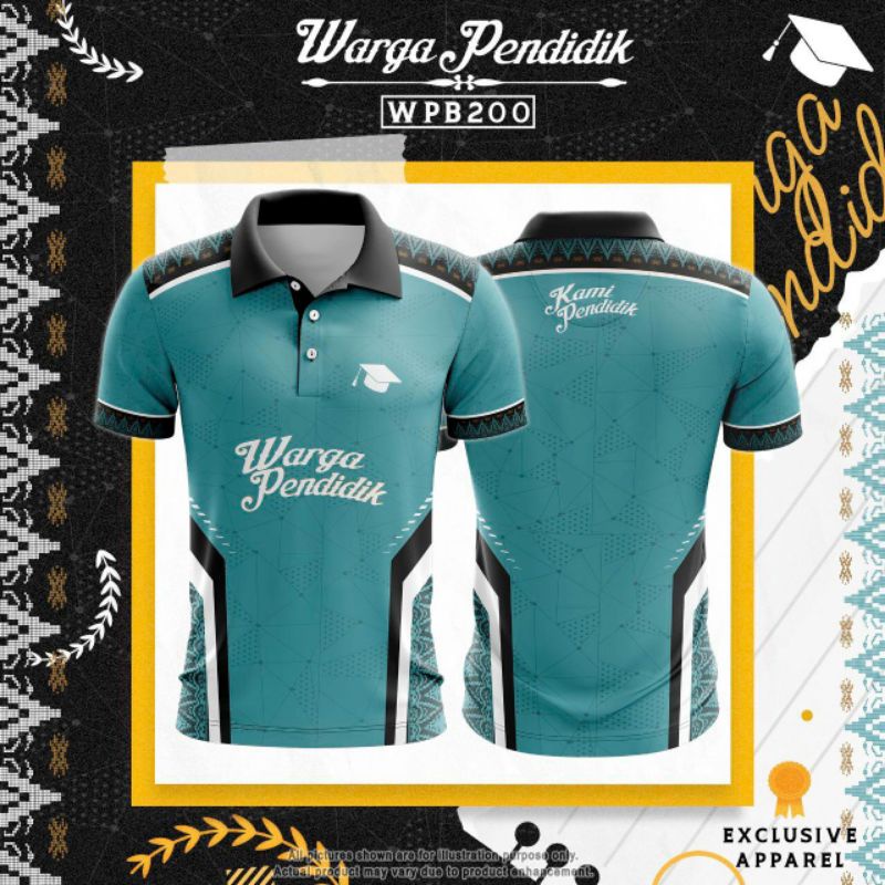 Baju Warga Pendidik Malaysia Wpb200 Baju Pendidik Baju Guru Jersi ...