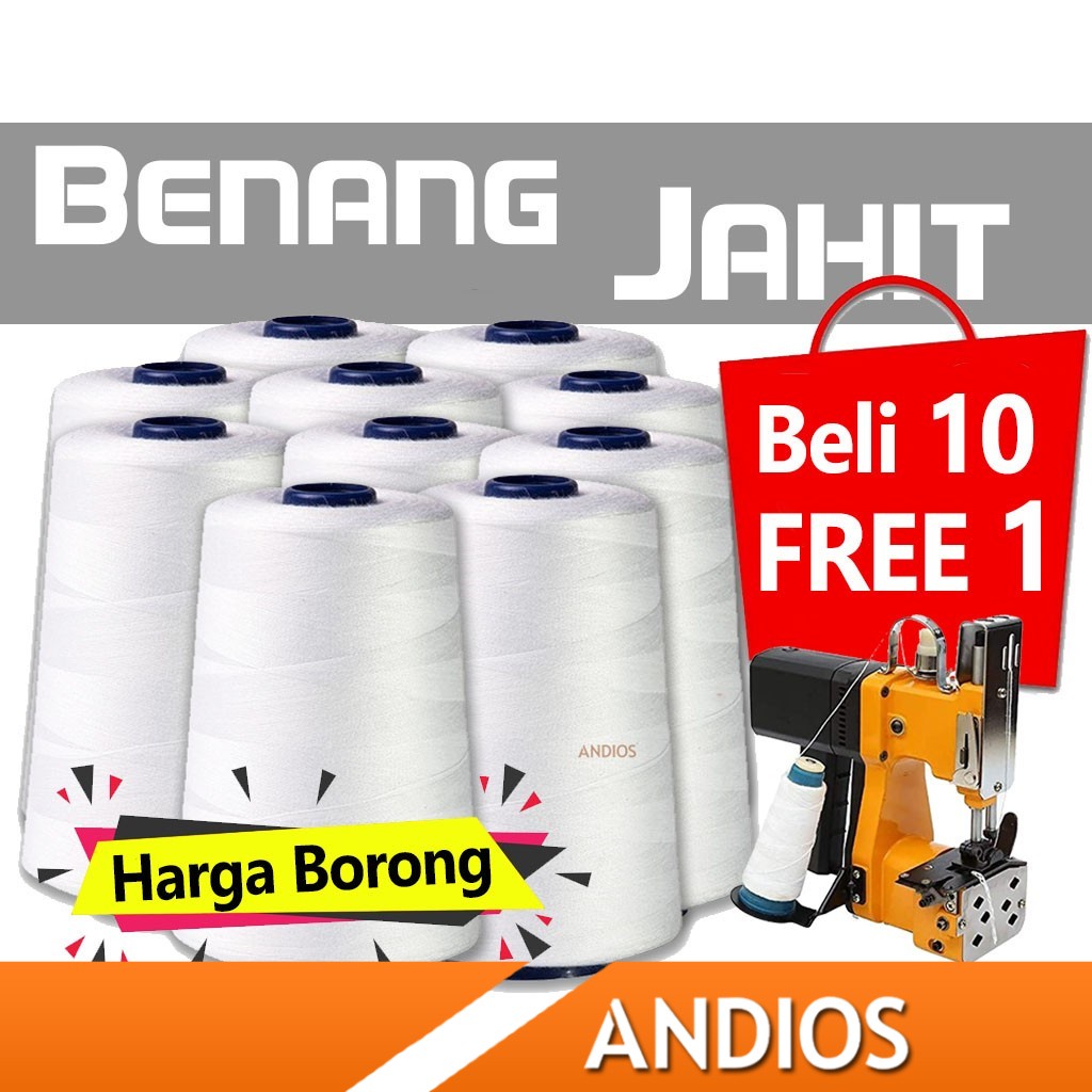 Benang Jahit Guni Bag Closer Thread Tali Alat Sewing Machine Industrial ...