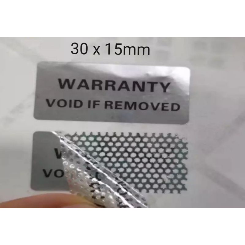 Warranty Void Universal Label Sticker if seal broken fragile Breakable ...