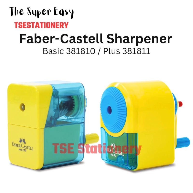 Faber-Castell 381810 / 381811 Table / Desk Pencil Sharpener Basic Desktop Sharpener Plus Faber ...