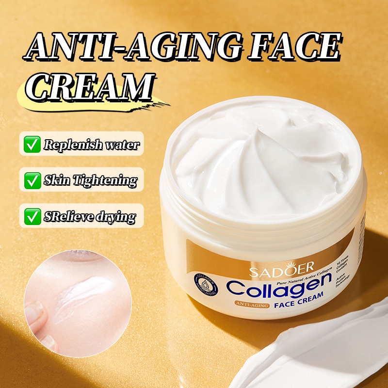 ROREC SADOER Collagen Anti-Aging Face Cream Moisturizing Brightening Hydrating Skin Care Cream ...