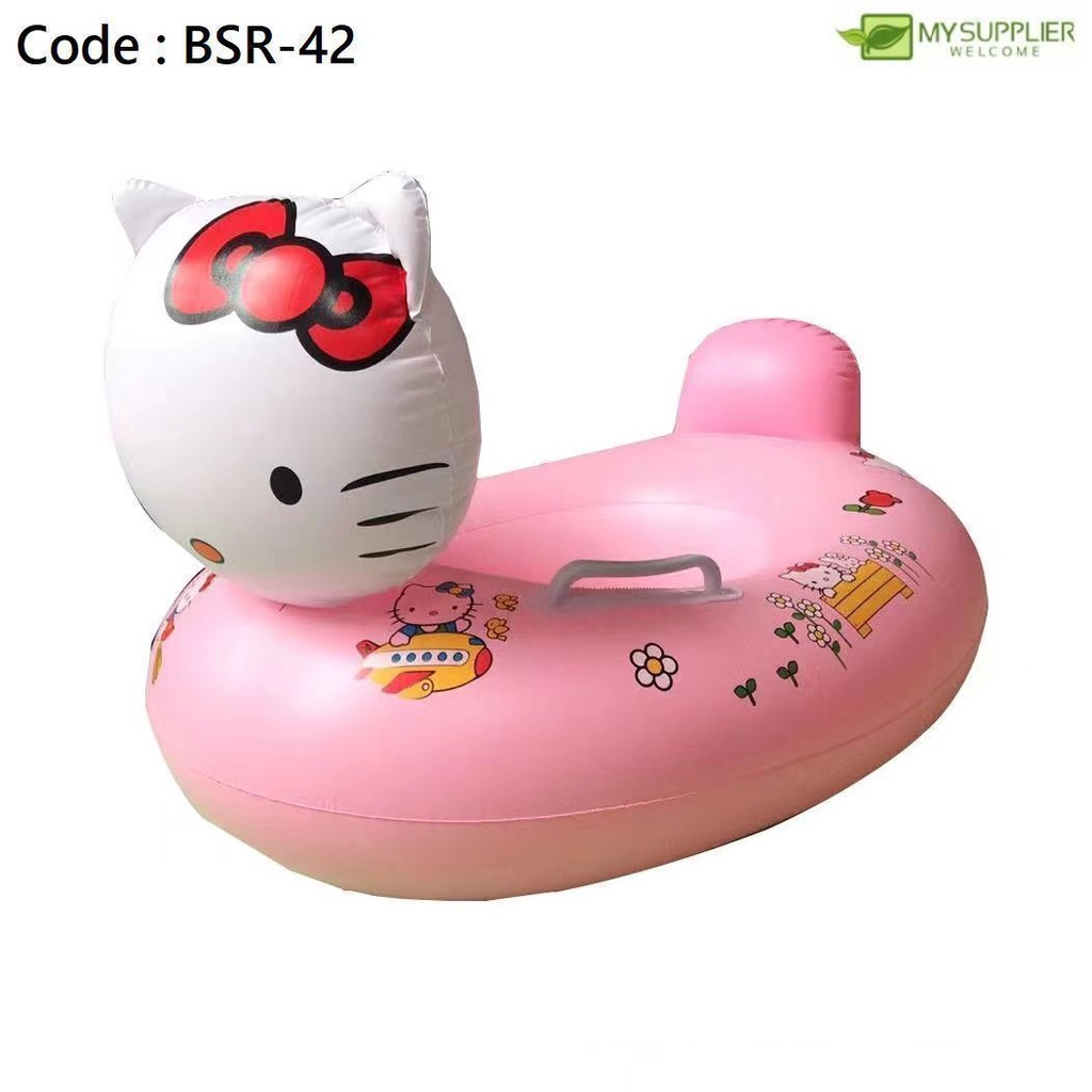 BSR-42 Inflatable Swimming Float Boat - Hello Kitty With Handle L60cm ...