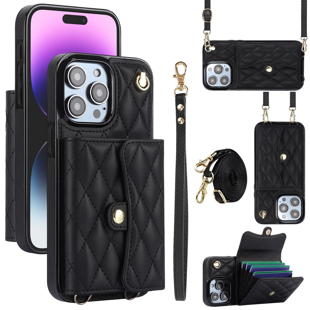 Sarung kad iphone 14 pro max Dengan Tali Lanyard Sarung telefon iphone ...