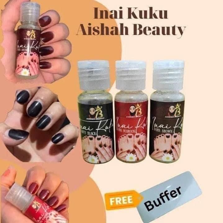 INAI BY AISYAH BEAUTY DARK BROWN / DARK MAROON / BEAUTY BLACK | Shopee ...