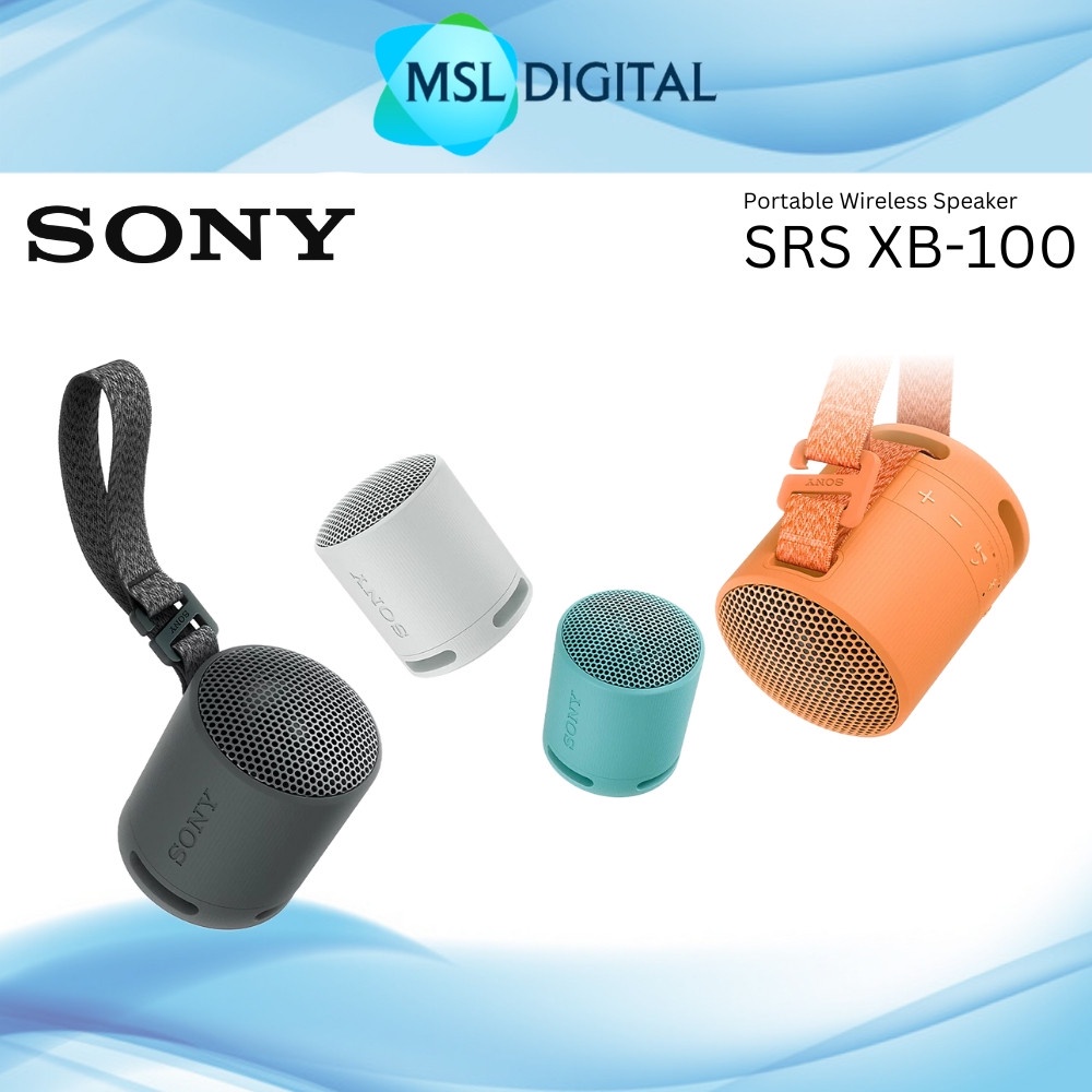 Sony XB100 Portable Wireless Bluetooth Speaker | Hands-free calling ...