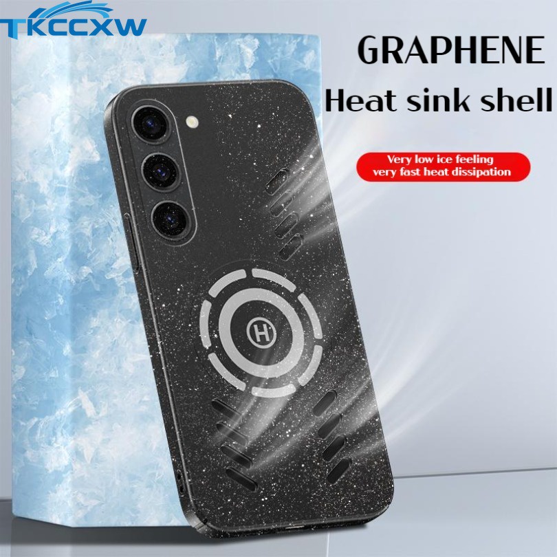 Magnetic Cooling Phone Case For Samsung Galaxy S23 S22 Plus S23 S22 ...