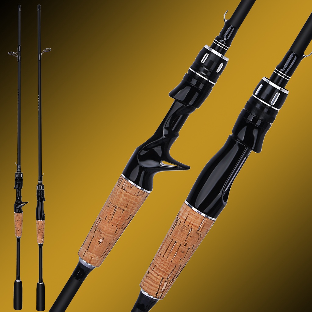 2 Sections Fishing Rod Casting Spinning Rod 1.65M 1.80M ML Power ...