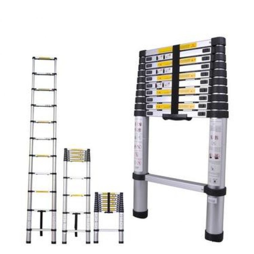 Telescopic Ladder Multi Extension Extendable Steps Aluminium | Shopee ...