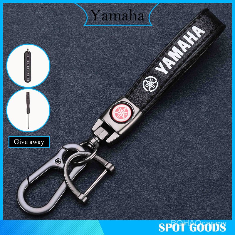 Yamaha Nmax y16zr Aerox Y16 s xMax sniper leather motorcycle keychain ...