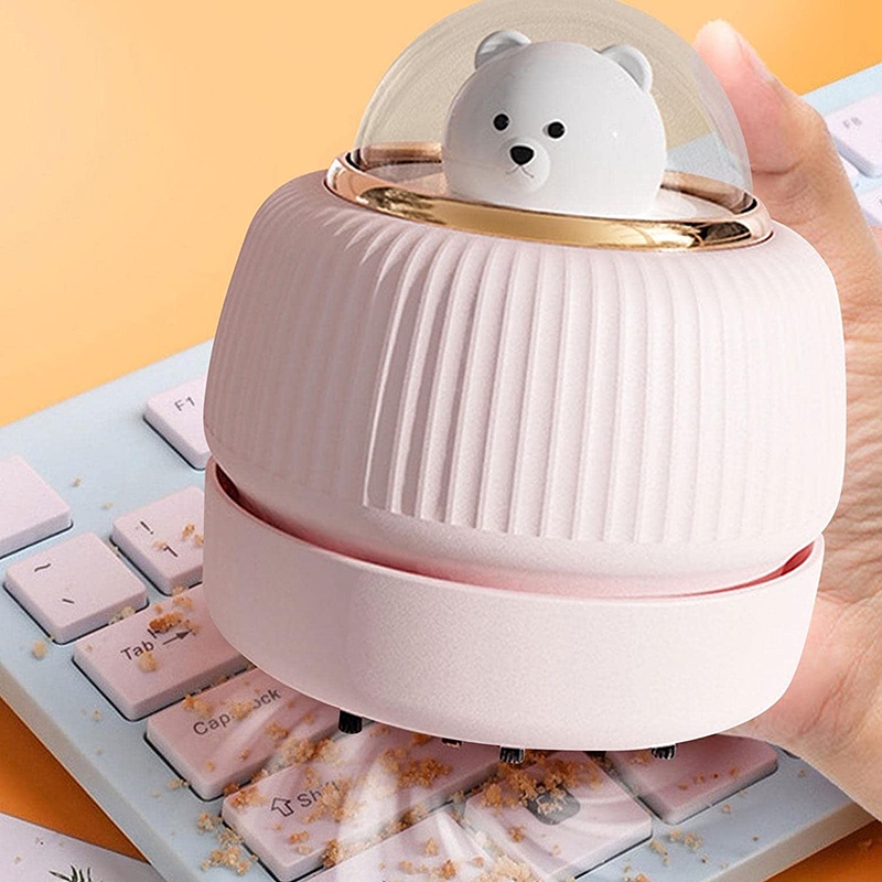 Desktop Vacuum Cleaner Car Vacuum Cleaner Mini Desk Dust Sweeper For ...