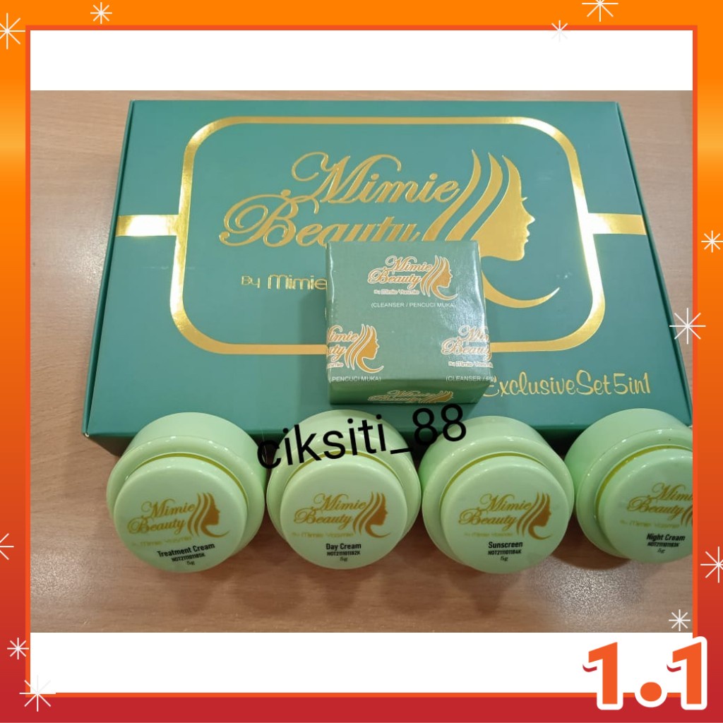 MIMIE BEAUTY SKINCARE SET 5in1 / Mimie Gold Serum / Mimie Whitening ...