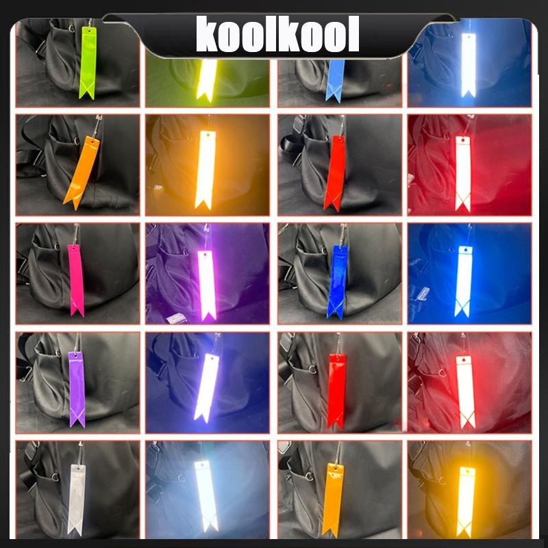 Kool Multi-color Reflective Keychain High Visibility Backpack ...