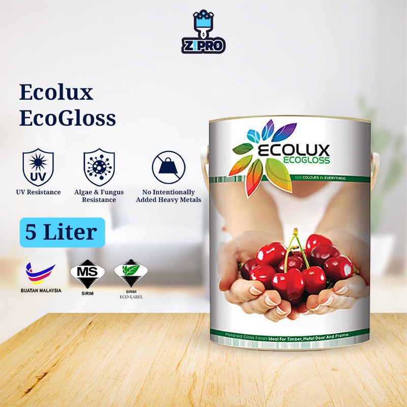 Sissons Ecolux EcoGloss High Quality Premium 5L solvent base paint Wood ...