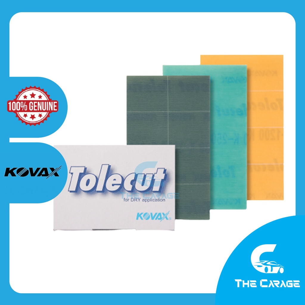 KOVAX Tolecut / Tole Cut Dry Sanding (1 Sheet) - K800/1200/1500 (70MM X 114MM) | Shopee Malaysia